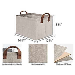 StorageWorks 2-Pack Storage Baskets for Shelves + 3-Pack Closet Baskets