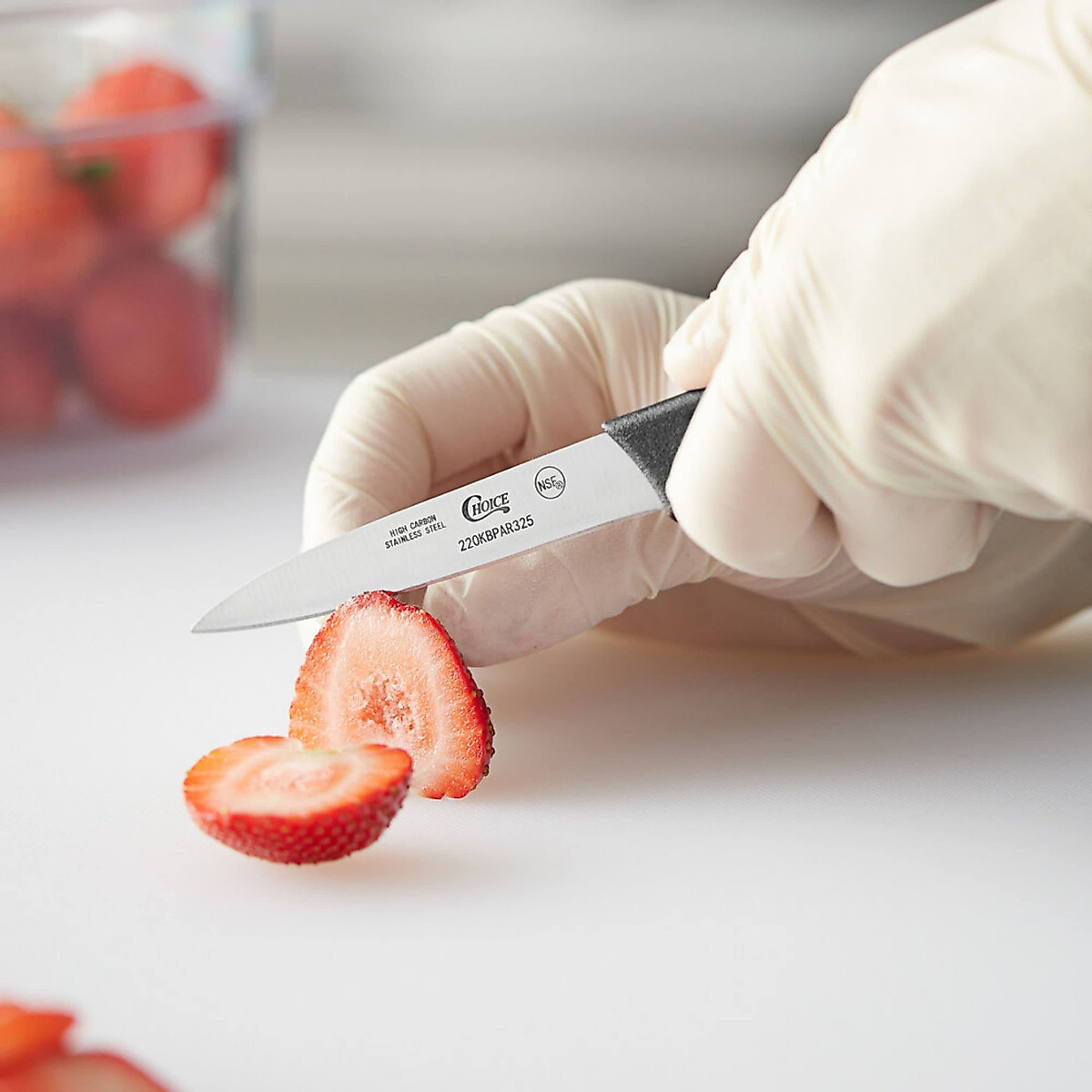 Paring Knives Set Of 4 Black Handle 3.25 inch Paring Dishwasher Safe Fruit Pairing Small Piece Choice Kitchen knive pack sharp professional pairing knive pack