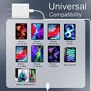 esbeecables iPhone 15 Charger, 2 Pack PD 20W USB C Wall Charger Fast Charging Block with 6FT USB C to USB C Quick Charge Data Sync Cable Cord for iPhone 15/15 Plus/15 Pro/15 Pro Max, iPad Pro/Ai/Mini