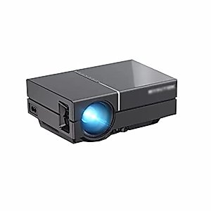 DROOS Mini Portable 1080P 150 Inch Home Theater Digital LCD Video LED Projector for 3D 4K Projector (Color : K8 add TV Box, Size :(projectors)