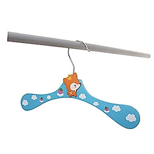 Nursery Clothes Rack 5pcs Random Animal Wooden Pants Clo Coat Clothes Kids Stands Hook Baby Cartoon Hangers Rack Space Saving Pattern for Nursery Hanger Nursery Coat Rack