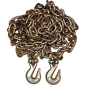 3/8" 20' G70 Tow Chain Tie Down Binder With Grade 70 Hooks