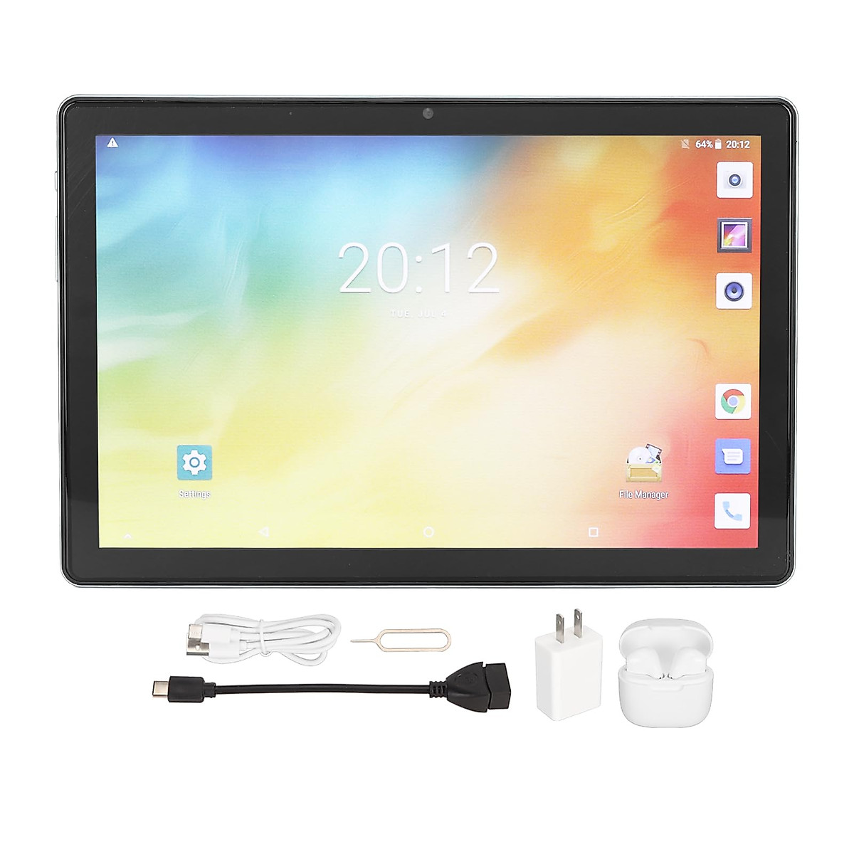 Airshi 5G WiFi Tablet, 100‑240V 1920x1200 Resolution 10.1 Inch Tablet for Office (#2)