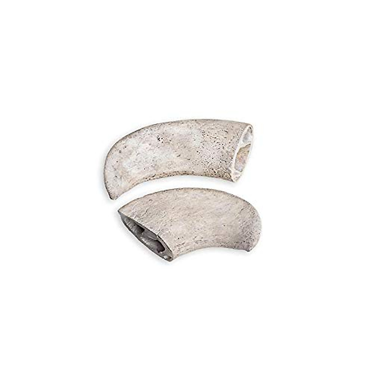 Rozie’s Naturals Water Buffalo Horn Core- Inner Component of Buffalo Horn, Durable Chew, Great Alternative to Raw-Hide & Hard Antler Dog Chew, Large -2 Pack, 10 oz