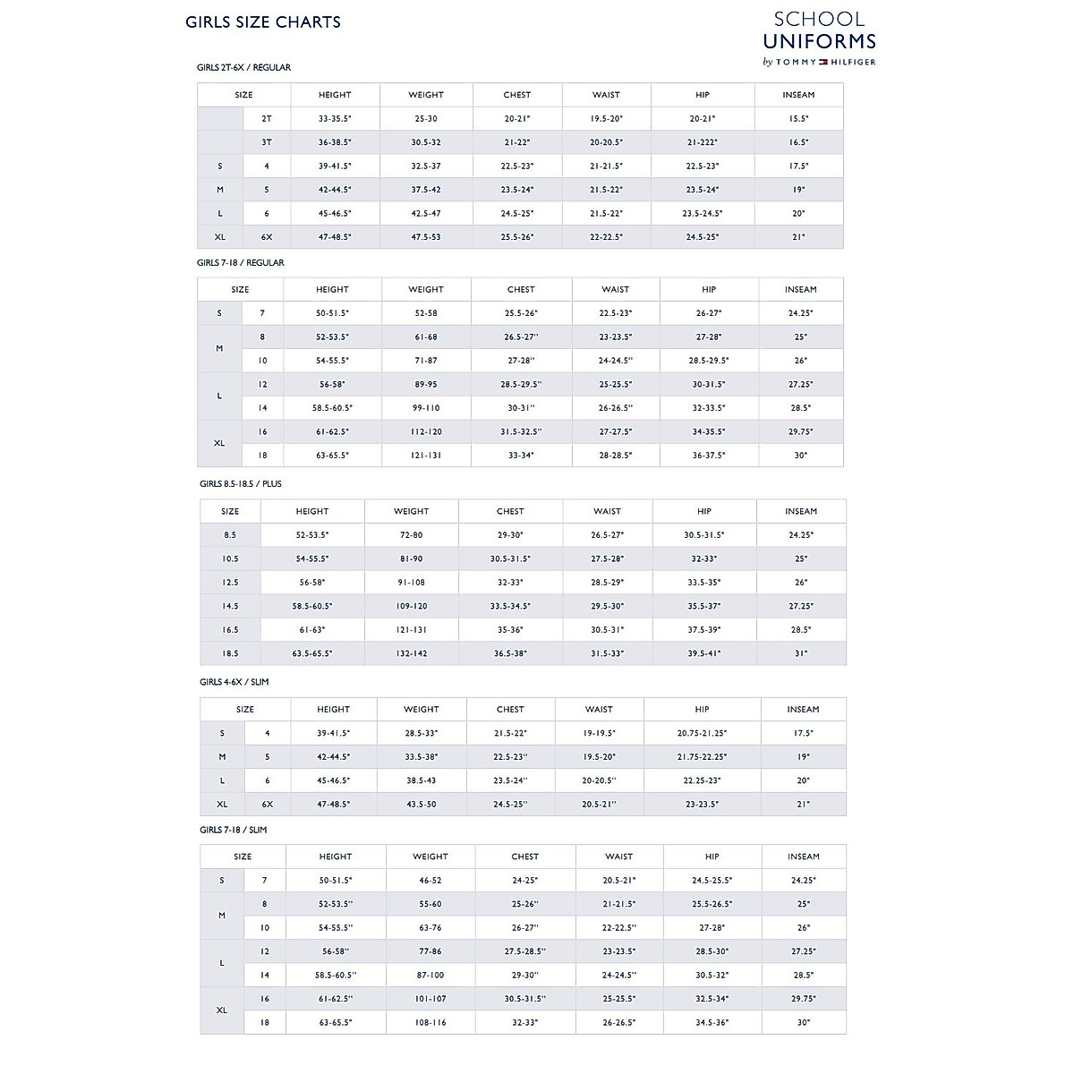 Tommy Hilfiger Girls Adjustable Solid Pleated Flat Back Skort US 14, Navy