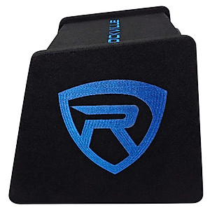 Rockville RV12.1C 600w 12" Loaded Car Subwoofer Enclosure+Mono Amplifier+Amp Kit,Black