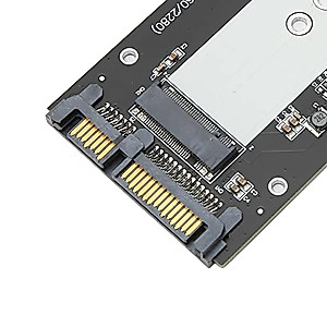 Gaeirt SSD Converter Adapter, Mass Storage Interface SSD Converter Card Easy to Use PCB Material for B Key M.2 NGFF SSD