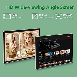 2023 Newest 2 in 1 Tablet, 10 inch Android 11 Tablet with Keyboard, 4GB+64GB, Tablets with Case Mouse Stylus, 1.8GHz Quad Core, 1280*800 HD Touch Screen, 8MP Dual Camera, Games, Wi-Fi, BT Tableta PC