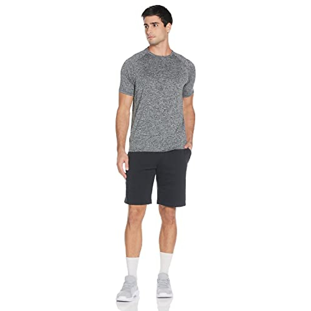 Under Armour Men's Rival Fleece Shorts, Black (001)/Onyx White, X-Small