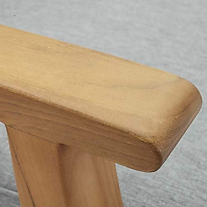 Modway EEI-1144-NAT-GRY-SET Marina Premium Grade A Teak Wood Outdoor Patio Loveseat, Natural Gray