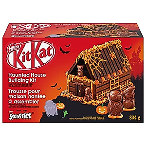 Nestle Kit Kat Halloween Haunted House Building Kit, 834g/1.8 lbs. {Imported from Canada} 28.8 Ounce