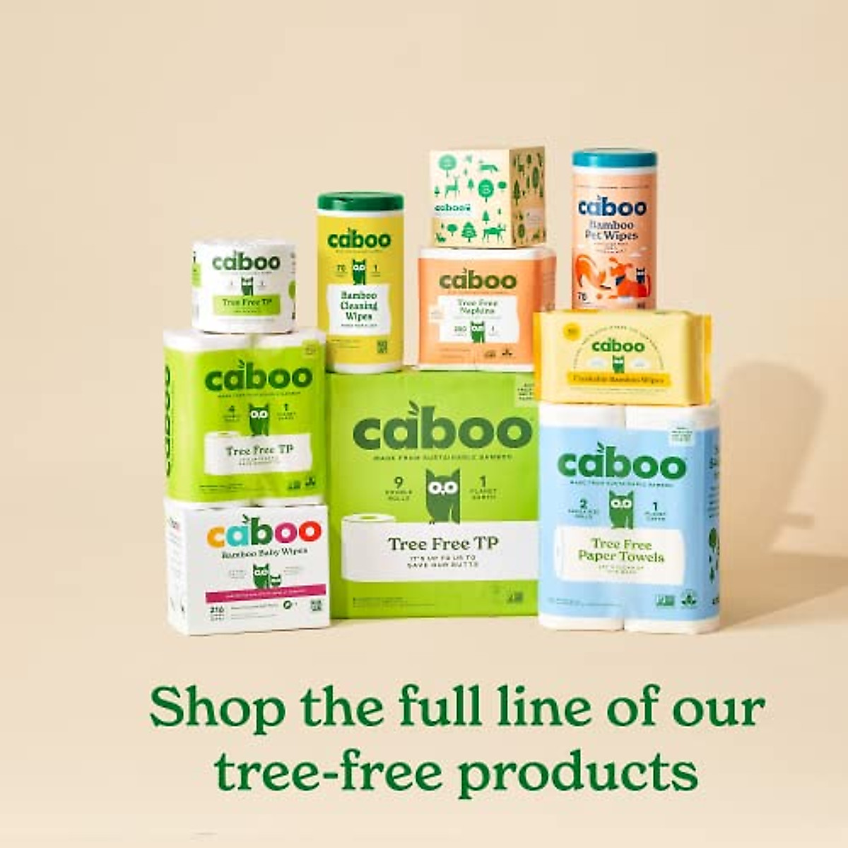 Caboo Tree-Free Bamboo Baby Wipes, Eco-Friendly Naturally Derived Baby Wipes for Sensitive Skin, 3 Resealable Peel Tab Travel Packs, 72 Wipes Per Pack, Total of 216 Wipes