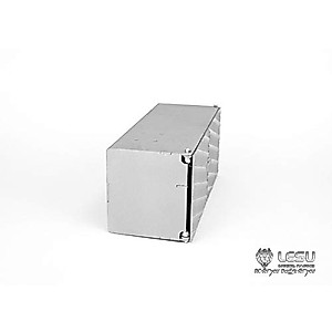 TOUCAN RC HOBBY Lesu Spare Part Metal Tool Box for 1/14 Rc Tractor Truck Hn700 DIY Model
