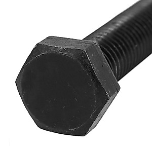 uxcell M12x150mm Grade 8.8 Fully Thread Hexagon Head Metal Hex Cap Screw Bolt Stud 4pcs