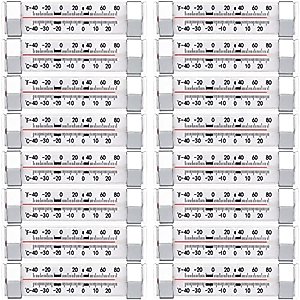 20 Packs Freezer Kitchen Thermometer Refrigerator Thermometer Freezer Thermometer Fridge Thermometer Cooler Thermometer for Kitchen Home Supplies