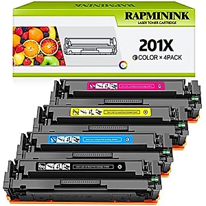 RapmininK Replacement for HP 206A 206X W2110A W2110X Black Toner Cartridge for use with HP Color Pro M283fdw M283cdw M283 Pro M255dw M255 Printers