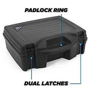 CASEMATIX Trading Card Case Organizer for 3200 Cards - 16" Hard Shell Holder with 40 Dividers and Protective Foam Interior for Card Game Storage