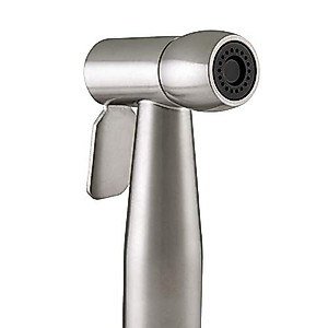 Design House 588913-SS Modern Single-Function Dual-Mount Hand Held Bidet Sprayer for Bathroom, Stainless Steel