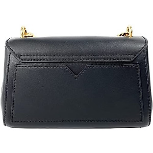 Michael Kors Lita Small Leather Crossbody Bag (Black)