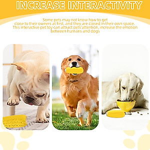 Corn Shaped Dog Toy-Interesting to Attract Dogs' Attention Corn Chew Toy for Pets, Resistant to Biting and Not Hurting Teeth Puppy Teeth Grinding Toys,Sounding Pet Squeaky Toy for Dog