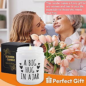 Gifts for Women, Thinking of You Gifts, Mothers Day Gifts,Birthday Gifts, Feel Better,Cheer Up,Get Well Soon Gifts for Women Men Friends Mom Wife Him Coworker, Lavender Candles(White)