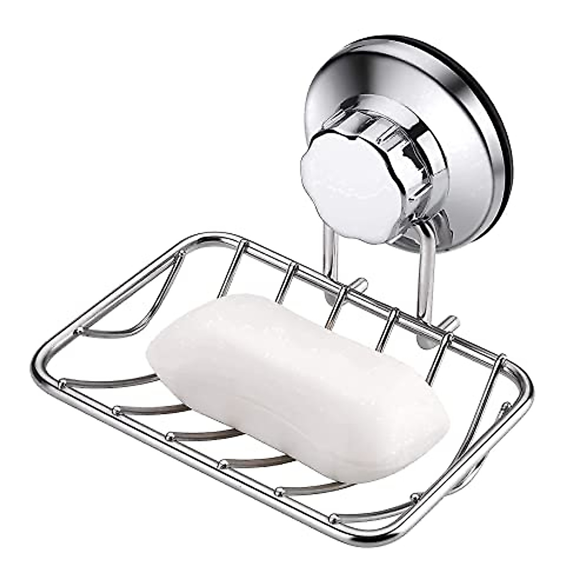 iPEGTOP Vacuum Suction Cup Shower Soap Dishes ＆ Shower Caddy Bath Shelf for Bathroom Storage Organizer