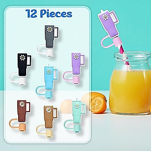 Stanley Straw Cover Cap for Stanley Cup, Reusable Straw Topper for Stanley 30&40 Oz Tumbler, Straw Tip Covers for Stanley Cups Accessories (7)
