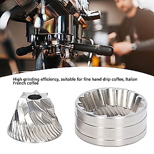 Coffee Grinding Disc Core Kit, Coffee Grinder Disc Strong Applicability High Efficiency for Milk Tea Shop (Seven Star Cone)