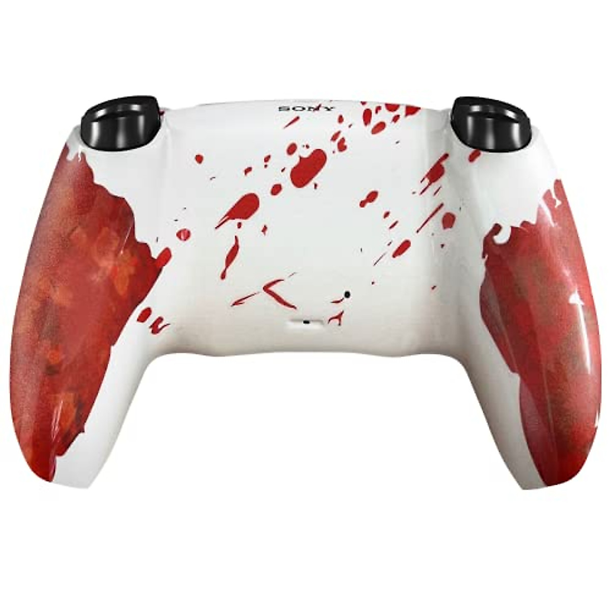 Custom Wireless UN-MODDED PRO Controller compatible with PS5 Exclusive Unique Design (Bloody Hands)