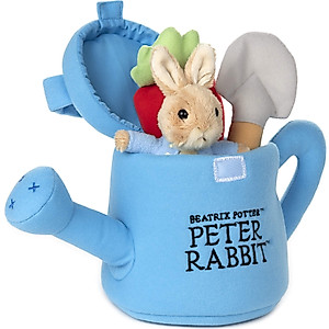 Gund Beatrix Potter Peter Rabbit Easter Basket Plush Playset, 5 Pieces, 6"