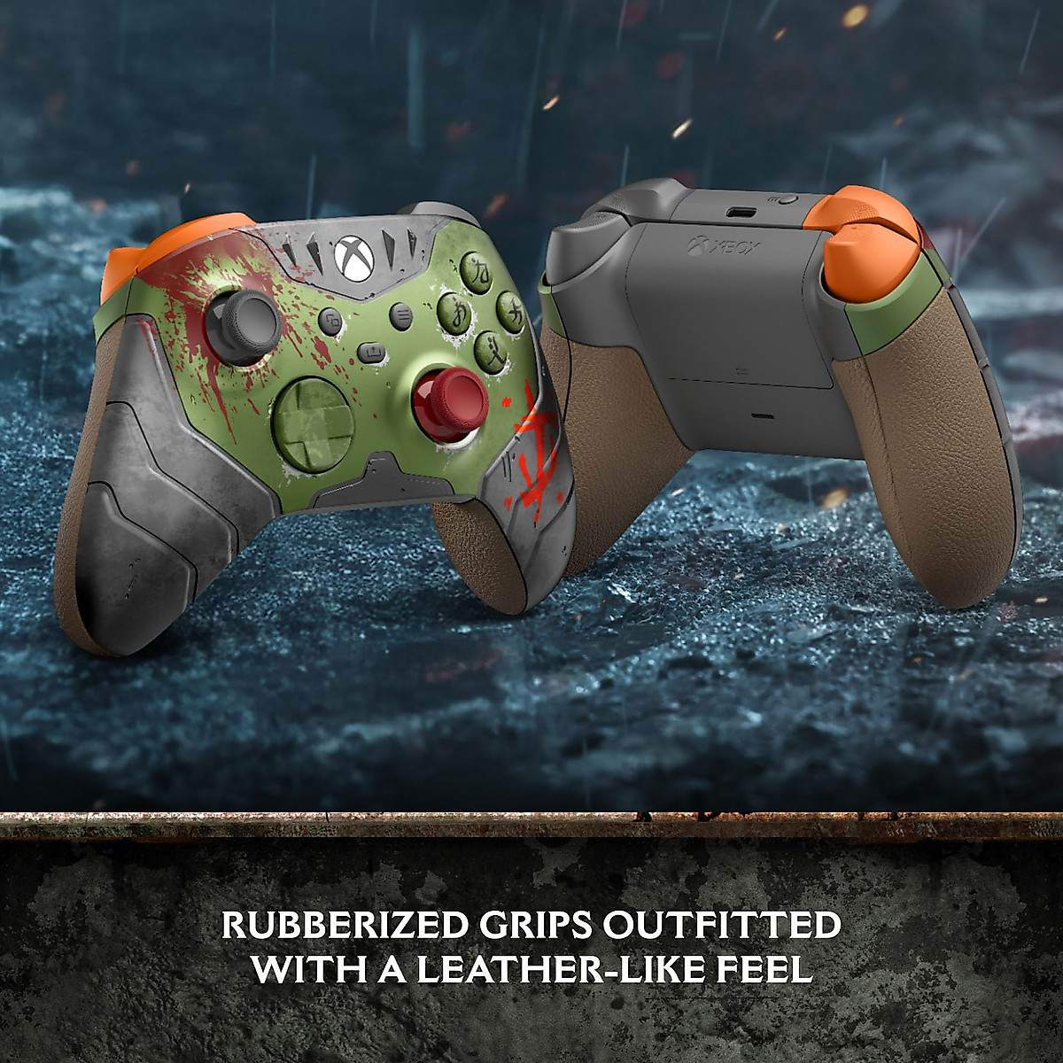 Xbox Wireless Controller – DOOM: The Dark Ages Limited Edition Series X|S, One, PCs, and Cloud-Enabled Devices