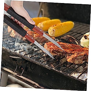 MUSISALY barbecue tongs Korean BBQ Essential salad tongs bbq tongs cooking tongs buffet tongs bbq spatula tongs kitchen food tong outdoor buffet Cooking Meat Clip steak tongs Wood household