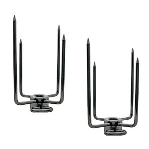 OneGrill Heavy Duty Stainless Steel Universal Grill Rotisserie Kit - 13 Watt 50 lb. Stainless Electric Motor - 45 Inch X 1/2 Inch Hexagon Spit Rod (Grills Up to 39 Inches Wide) NOT for Weber