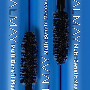 Almay Waterproof Mascara, Multi-Benefit Eye Makeup, Ophthalmologist Tested, Fragrance-Free, Hypoallergenic, Black, 0.24 Oz