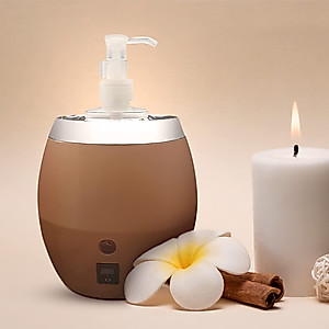 Massage Oil Warmer Bottle by AMETHYST LAKE, Bottle Warmer Dispenser Heater,1 Bottle Warmer for Oil, Lotion & Cream, Oil Heater Beauty Salon Treatment Equipment.
