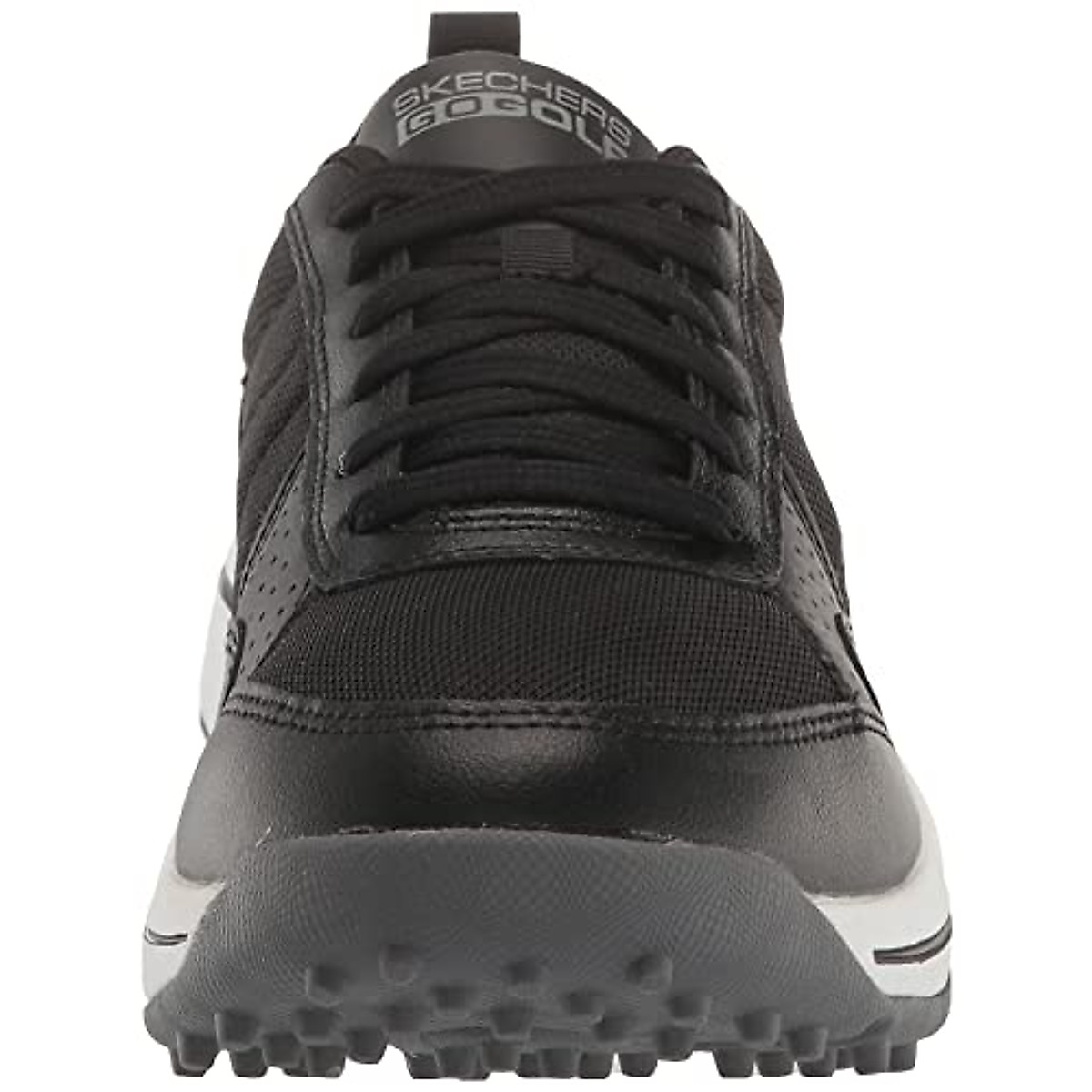 Skechers Men's Arch Fit Golf Shoe Sneaker, Black/White, 12