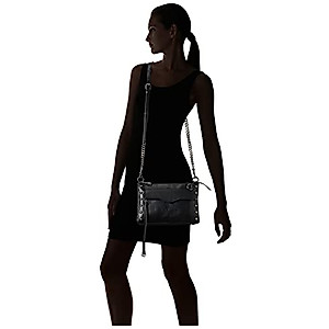 Rebecca Minkoff womens Mab W/ Studs Crossbody, Black, One Size US