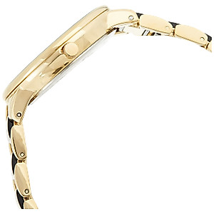 Anne Klein Women's AK/1412BKGB Gold-Tone and Black Dress Watch