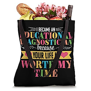 Educational Diagnostician Cute Quote Appreciation Gift Tote Bag