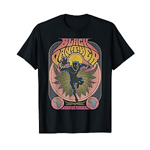 Marvel Black Panther Vintage 70's Poster Style T-Shirt