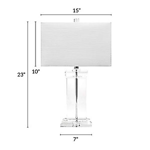 nuLOOM MCT11AA Toledo 25" Crystal Table Lamp, Height, Clear