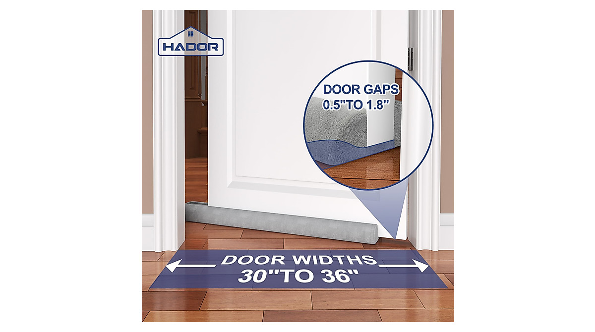 HADOR 36" Door Draft Stopper - Energy Efficient & Durable