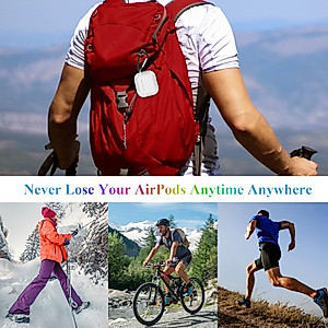 Geekboy Soft TPU Case Cover Compatible for AirPods 3 (2021) with Keychain Portable Shockproof and Dustproof See-Through Protective Cover, Front LED Visible, AirPods 3 Accessories - Clear