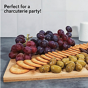 Set Of 18 Bulk Cutting Boards 12" x 9" x 0.35" - Premium Bamboo Wood Boards For Wholesale, Engraving, Kitchen And Dinning Copping Board, Sturdy & Easy To Maintain