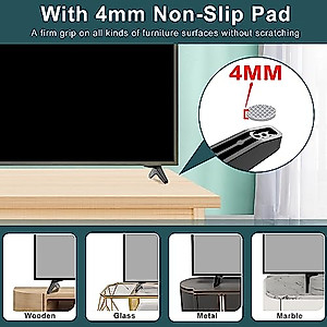 TV Legs for LG TV Stand Replacement Base, for 49 50 55 Inch UM Series LG TV Legs 55UM7300 55UM7300PUA 55UM6900 55UM6900PUA 55UM6910 55UM691OPUC 55UM6950 55UM6950DUB 50UM7300 49UM6950 with Screws‎