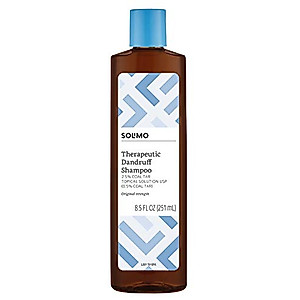 Amazon Brand - Solimo Therapeutic Dandruff Shampoo, Original Strength, 8.5 fl oz
