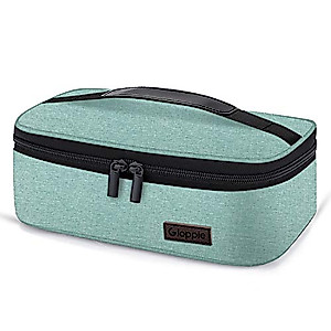 Gloppie Little Lunch Bag Small Insulated Lunch Box for Men Women Lunchbox Mini Lunchbag Petty Lunch Pail Reusable Kids Lunch Bag Snack Container Portable Cooler Bags Green