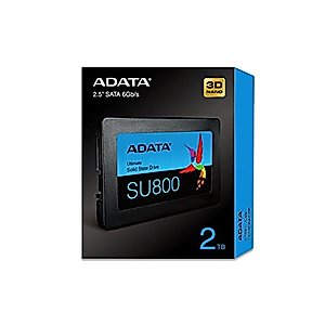 ADATA SU800 2TB 3D-NAND 2.5 Inch SATA III High Speed Read & Write up to 560MB/s & 520MB/s Solid State Drive (ASU800SS-2TT-C)