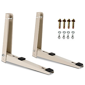 LILIJIA Mini Split Wall Mounting Bracket for 9000-18000 BTU Ductless AC/Heating System, Heavy Duty Foldable Condenser Mounting Brackets