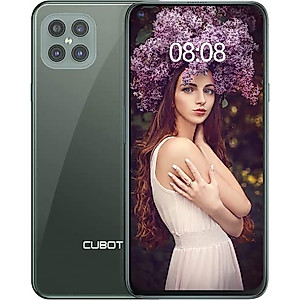 CUBOT C30 Unlocked Android Smartphone 128GB, 4G Dual SIM Cell Phone, 6.4" FHD+ Screen, 48MP Quad Camera, GSM Network, 8GB+128GB, 4200mAh Battery (Green)